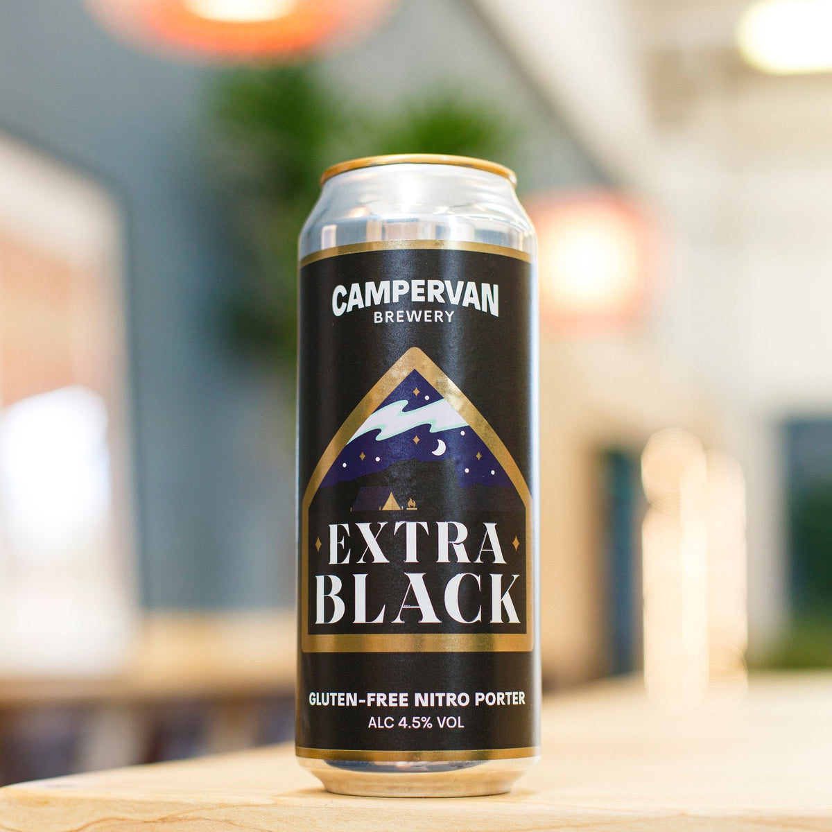 Buy Campervan Brewery, Extra Black Nitro Porter, GLUTEN FREE 440ml Can ...